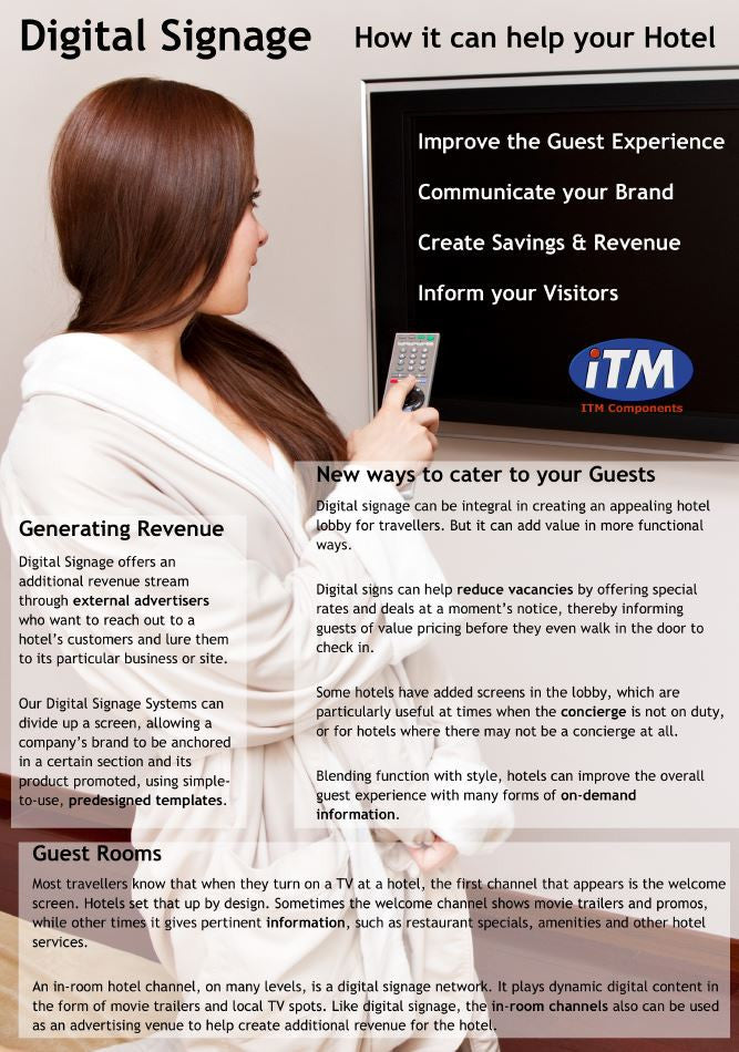 Hotel Digital Signage and WiFi — ITM Components