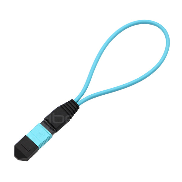 12 Fibers MPO OM3 Multimode 50/125 Fiber Loopback Cable — ITM Components
