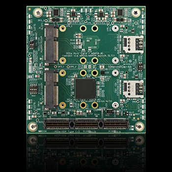 104e-mPCIe-2A Advanced PCI Express Mini Card (mPCIe) Carrier Board ...
