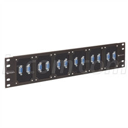 UPR35-2DB9FB Universal Rack Panel with 12 DB9 Female / Female — ITM ...
