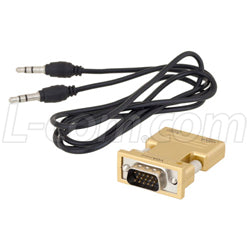 VHC00020 | HDMI Female to VGA Male Adapter with Audio - ITM Components