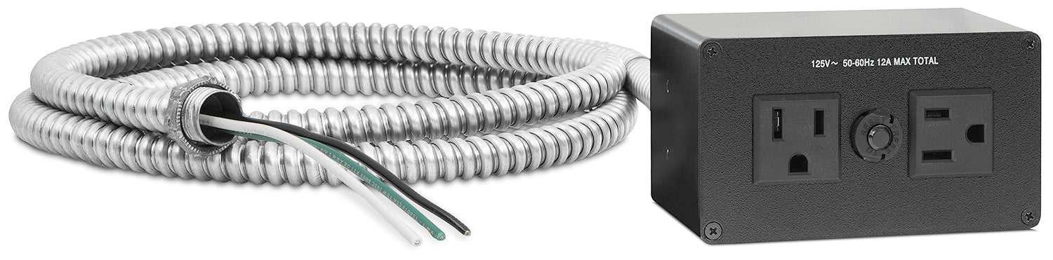 60-1889-20 AC 104 US Power Module, Conduit, 2 US Outlets, 12 A Breaker ...