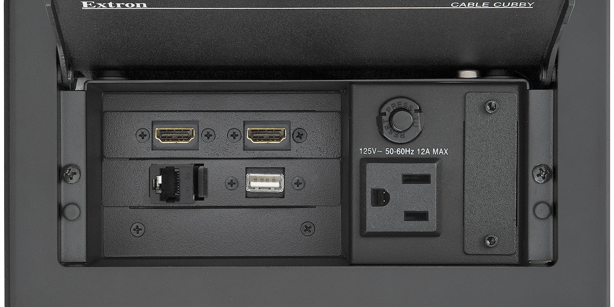 60-1927-02 Cable Cubby 222 US for AV Connectivity and AC Power — ITM ...