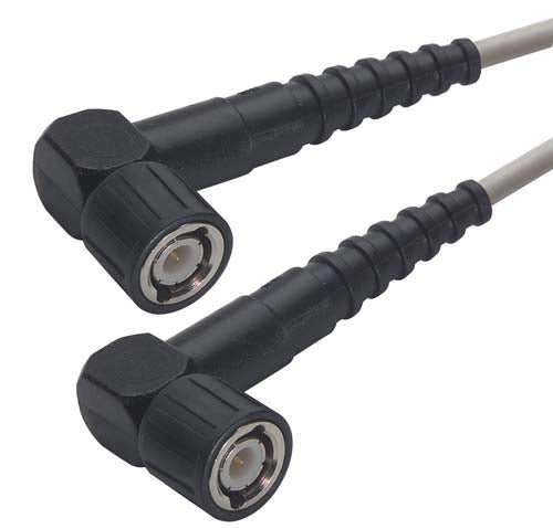 RG58 ThinNet Coaxial Cable BNC 90 degree Male / 90 degree Male 10ft ...