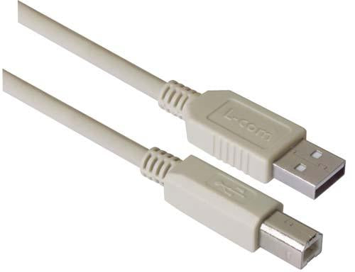 Premium USB Cable Type A - B Cable 0.5m - ITM Components