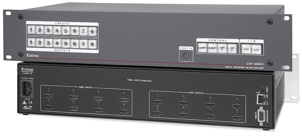 DXP 44 HDMI | Extron 4x4 Matrix Switch with EDID Minder® | 60-880-01 ...