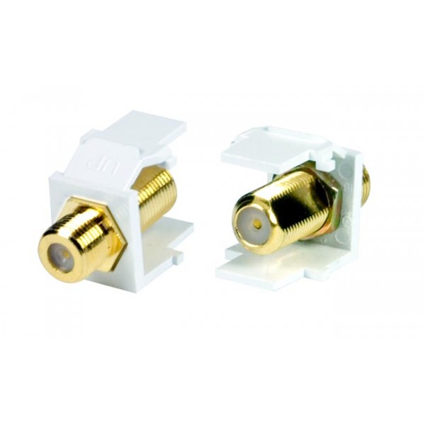 Leviton F-type Female to Female Keystone Jack - ITM Components